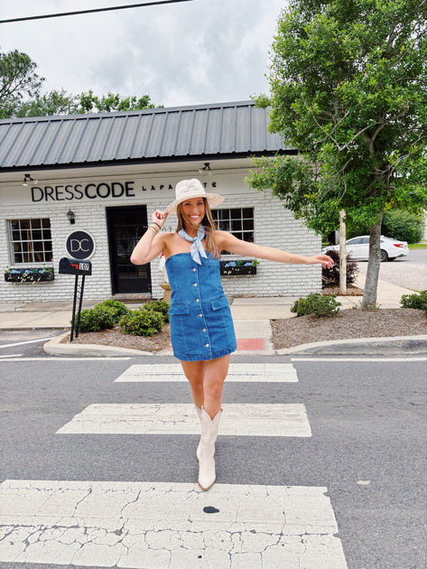 Dresses – Tagged "denim"– Dress Code Lafayette